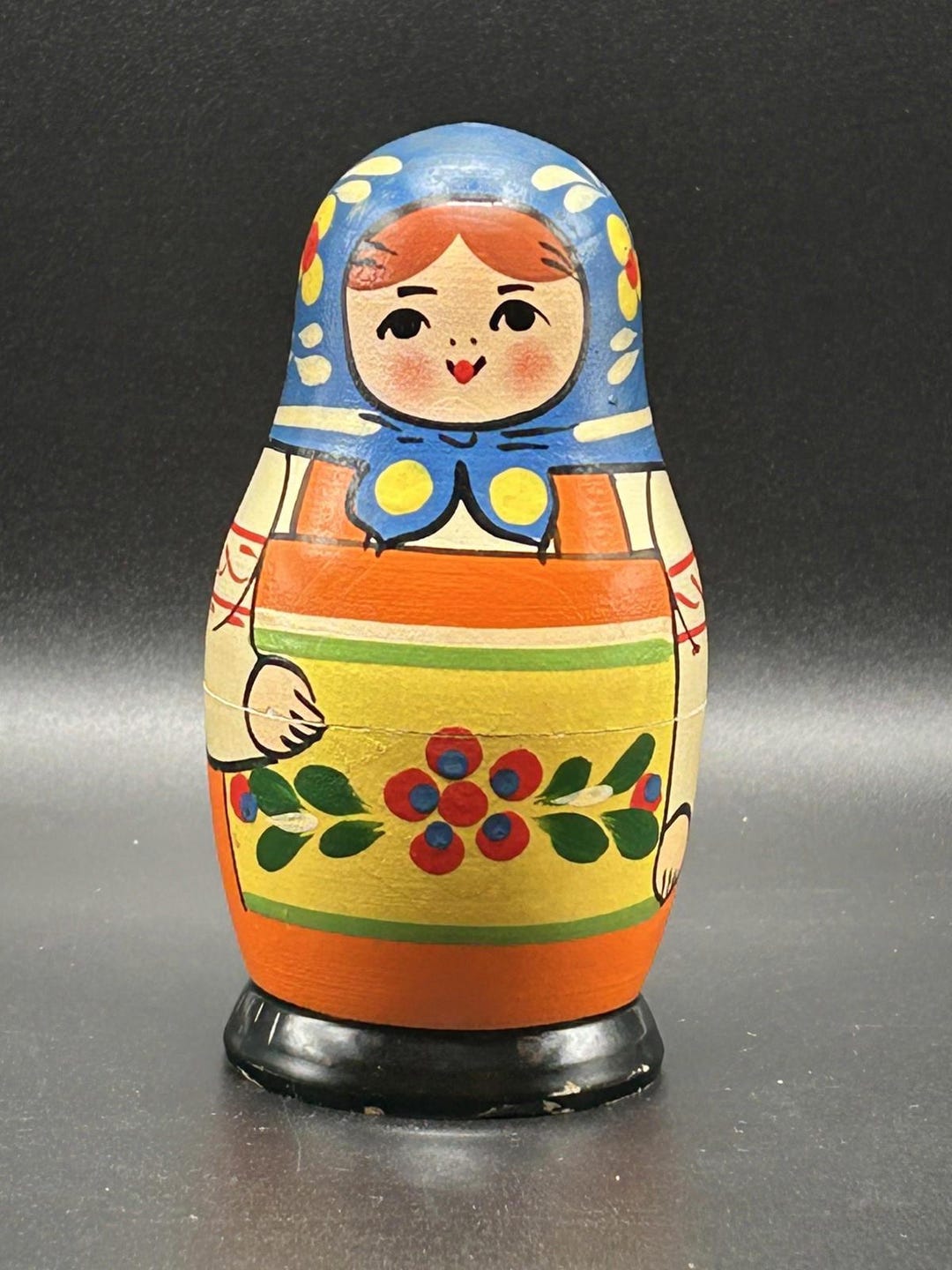 Vintage Matryoshka Russian Nesting Dolls Set of 7 Hand Painted -read ...
