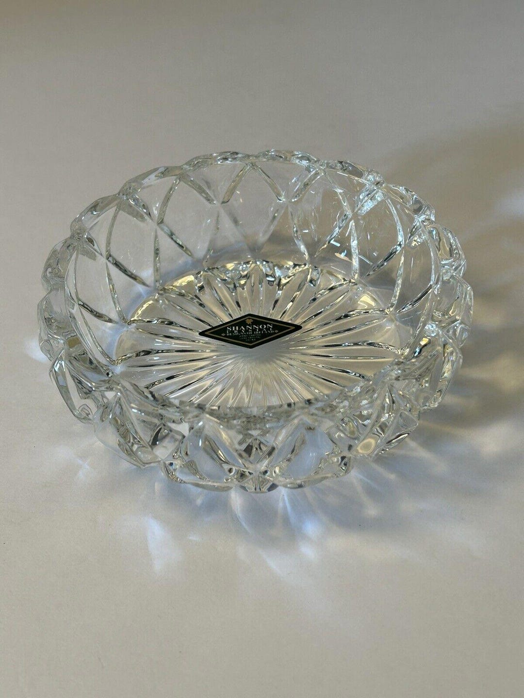 Vintage Shannon Crystal Designs of Ireland Small Lead Crystal Trinket ...