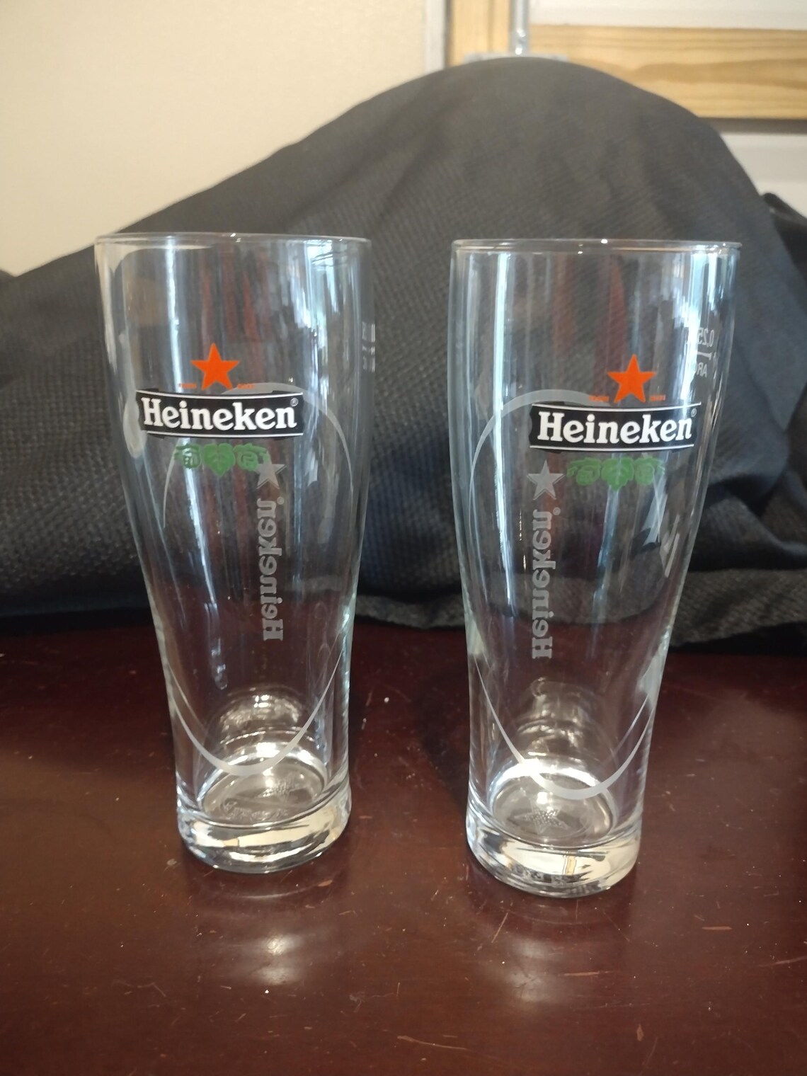 2 Heineken Drinking Glasses to Add to Your Beer Drinking Glass ...