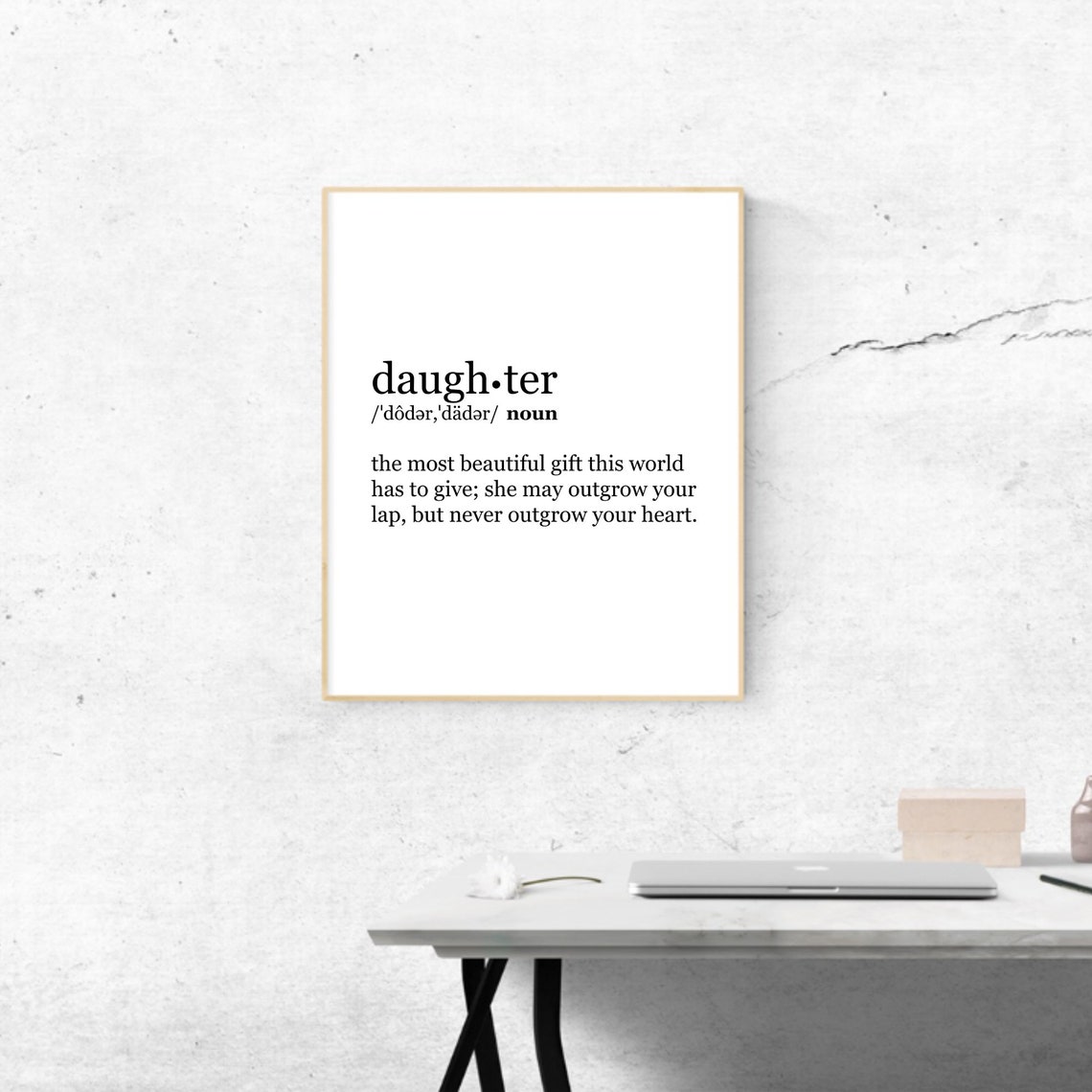 Daughter Definition | Digital Download | SVG | PDF | JPG | Png ...