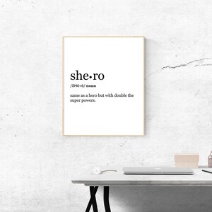 Shero Definition | Digital Download | SVG | PDF | JPG | Motivational ...