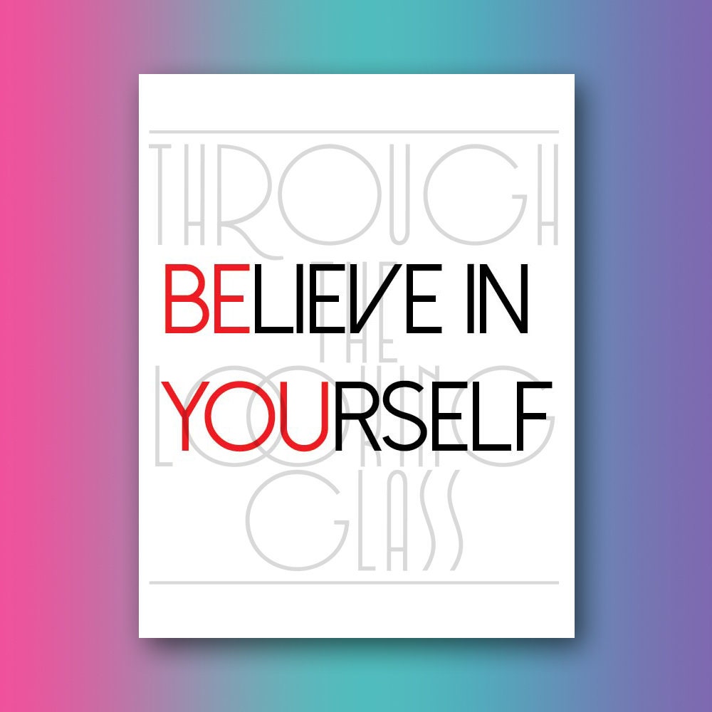 Believe in Yourself Be You Digital Download SVG PDF JPG Motivational ...
