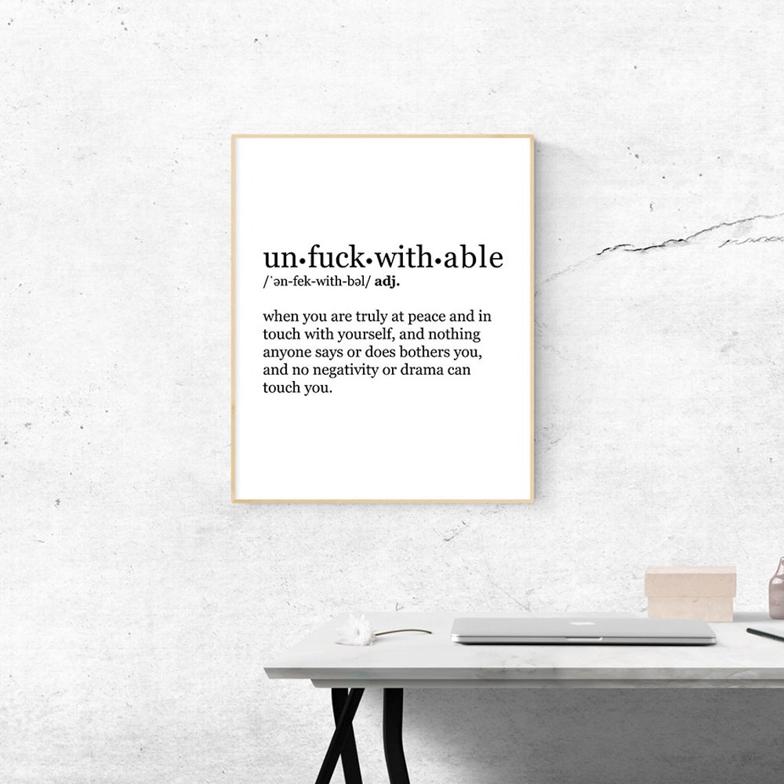 Unfuckwithable Definition | Digital Download | SVG | PDF | JPG ...
