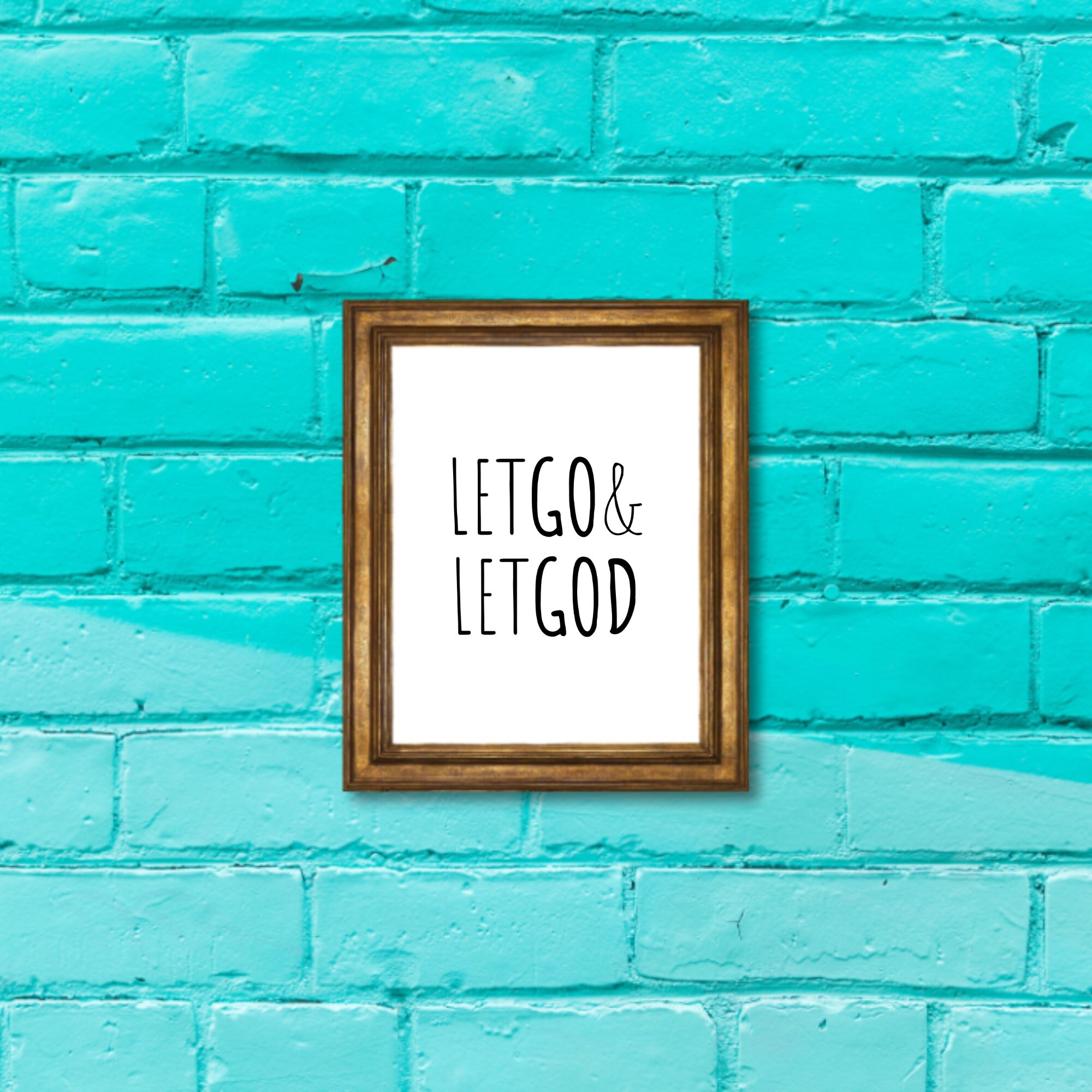 Let Go & Let God | Go God | Digital Download | SVG | PDF | JPG | Png ...