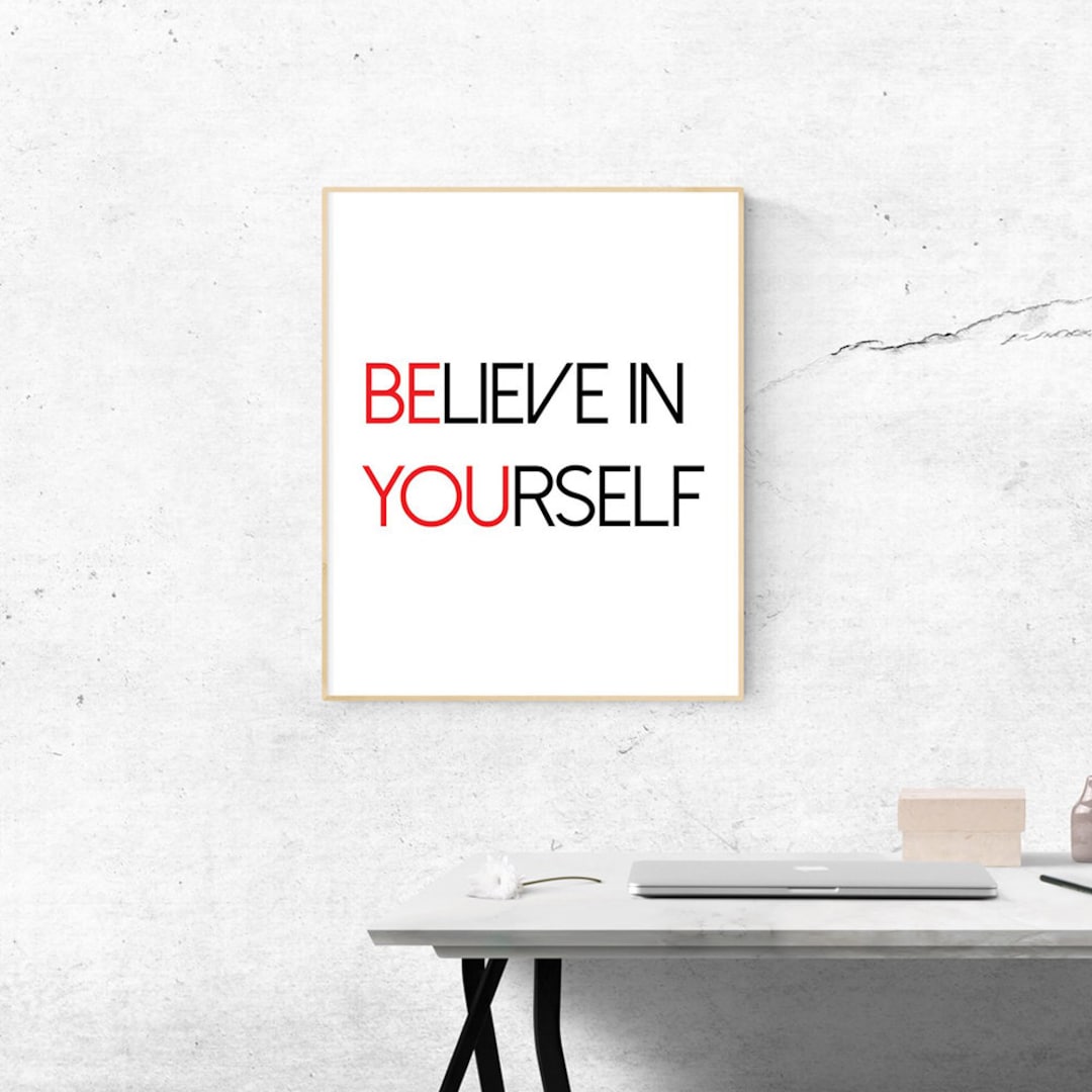 Believe in Yourself | Be You | Digital Download | SVG | PDF | JPG ...