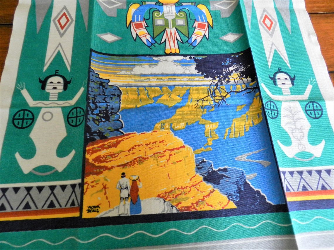 NOS Victor Beals Towel Native American Indigenous People - Etsy