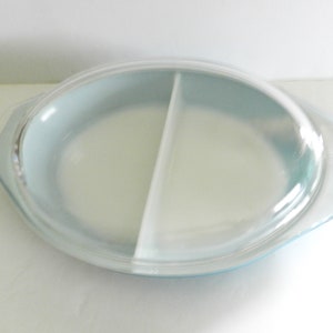 Pyrex Royal Blue Promotional Divided Dish, 1960, Divided Veggie - Etsy