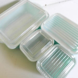 Pyrex Refrigerator Set, Turquoise Refrigerator Bowls, Pyrex Kitchen ...