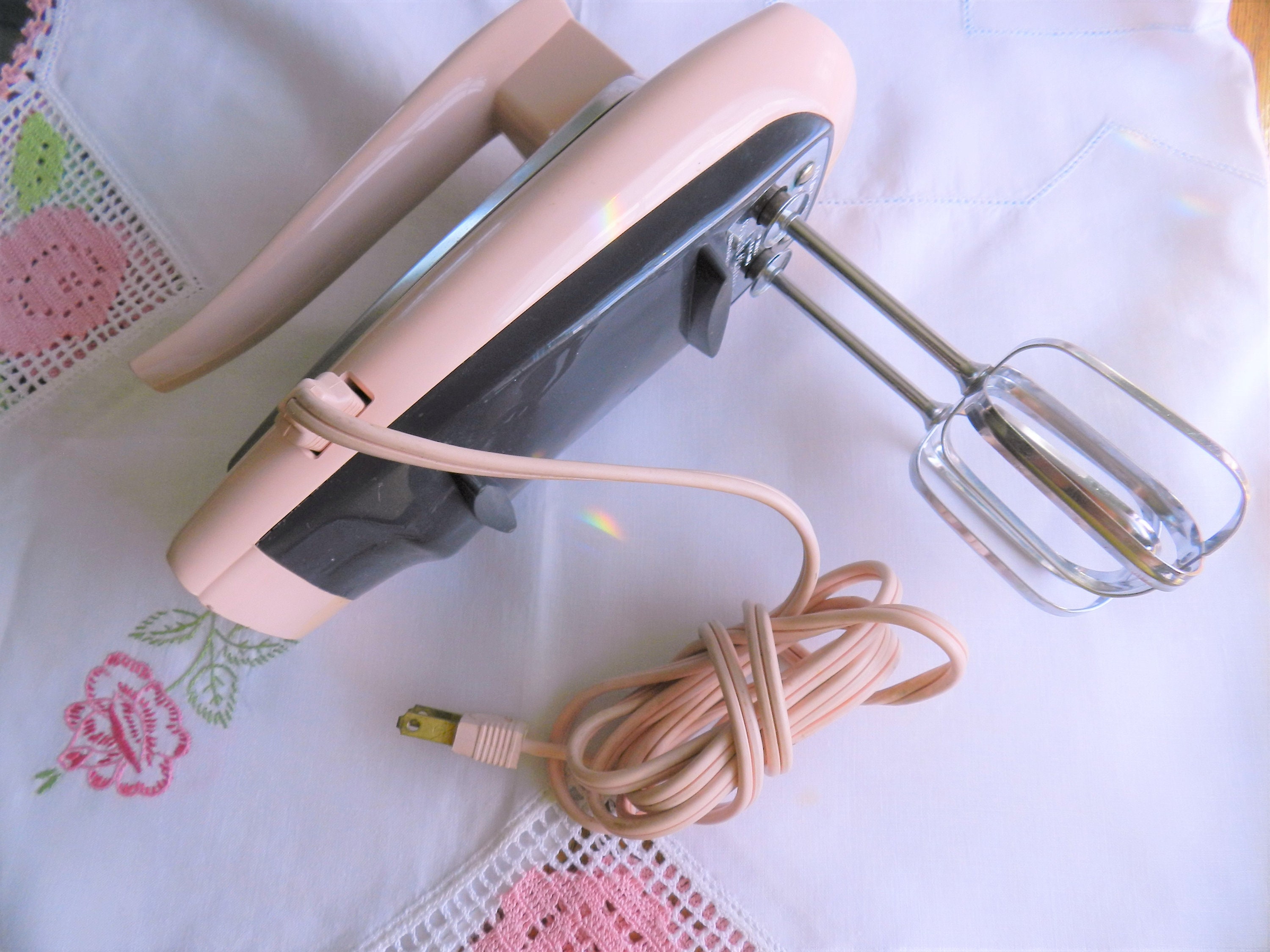 Pink Electric Hand Mixer