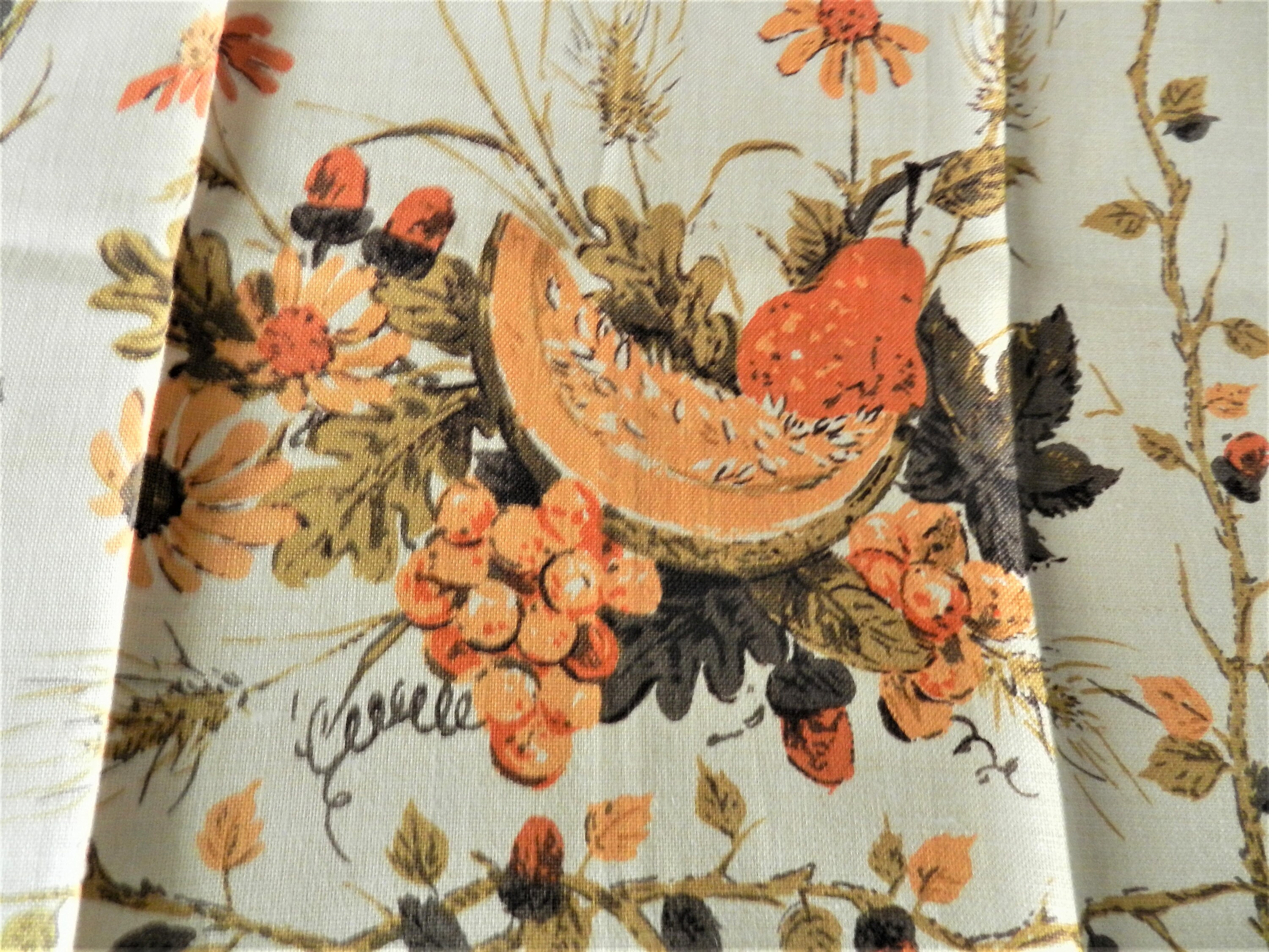 NOS Luther Travis Kitchen Towel, Autumn Dish Towel, - Etsy
