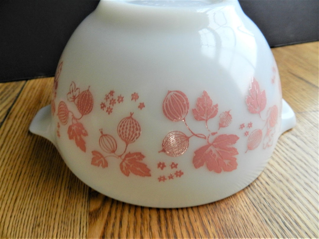 Pyrex 441 Pink Gooseberry Bowl, Mixing Bowl, Pink, Pink Gooseberry - Etsy