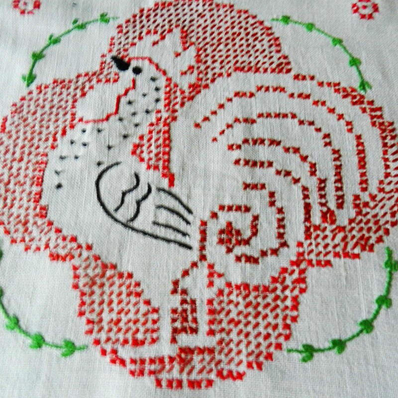Rooster Table Runner - Etsy