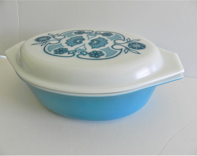 Pyrex Horizon Blue Casserole, Pyrex Horizon Blue, Blue Pyrex Casserole ...