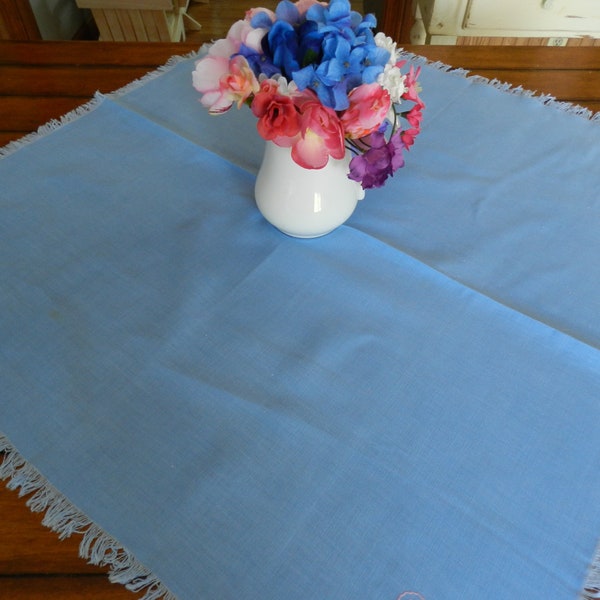 Blue Tablecloth - Etsy