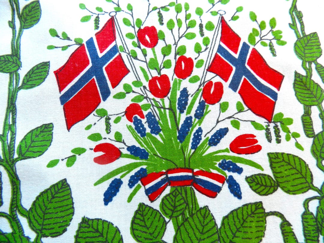 Norway Flag Runner, Doily, Dresser Scarf, Norway - Etsy