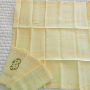 8pc NOS Irish Linen Placemats Napkins, Yellow Placemats, Yellow Napkins, Irish Linen, Never Used ...