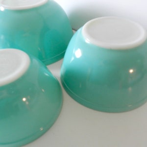 3 Pc Set Pyrex Turquoise Bowls, Turquoise Nesting Bowls, Retro - Etsy
