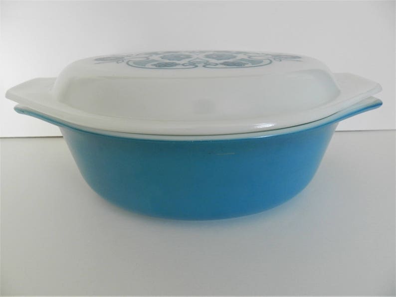 Pyrex Horizon Blue Casserole Pyrex Horizon Blue Blue Pyrex | Etsy
