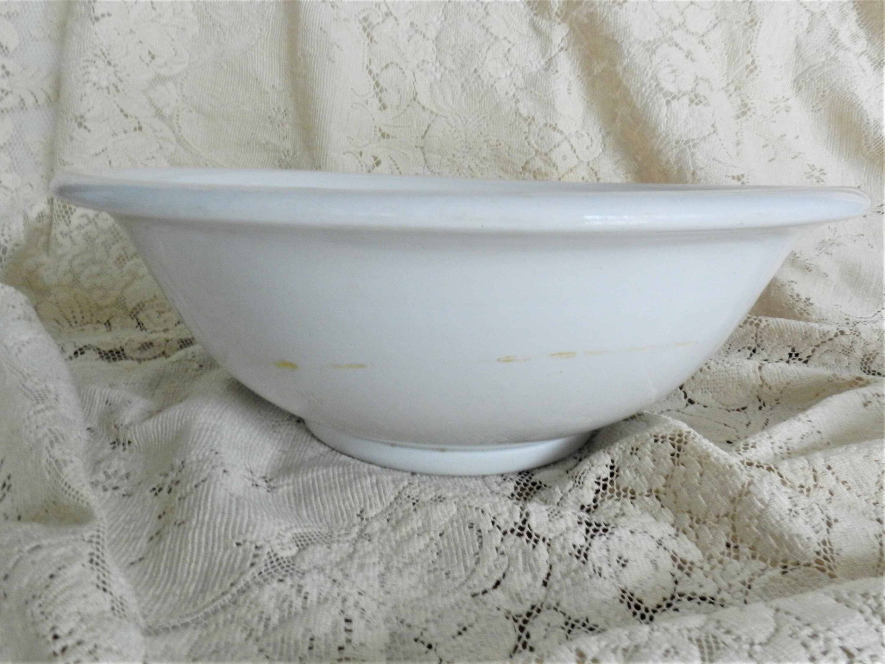Charles Meakin Ironstone Bowl Ironstone White 1880s Anthony Shaw ...