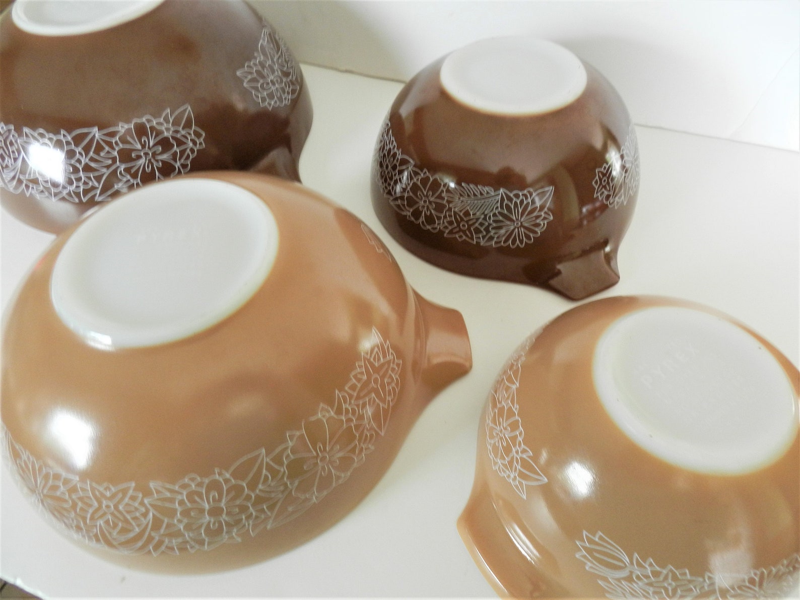 4pc Pyrex Woodland Set 1970s Pyrex Woodland Cinderella Bowl - Etsy