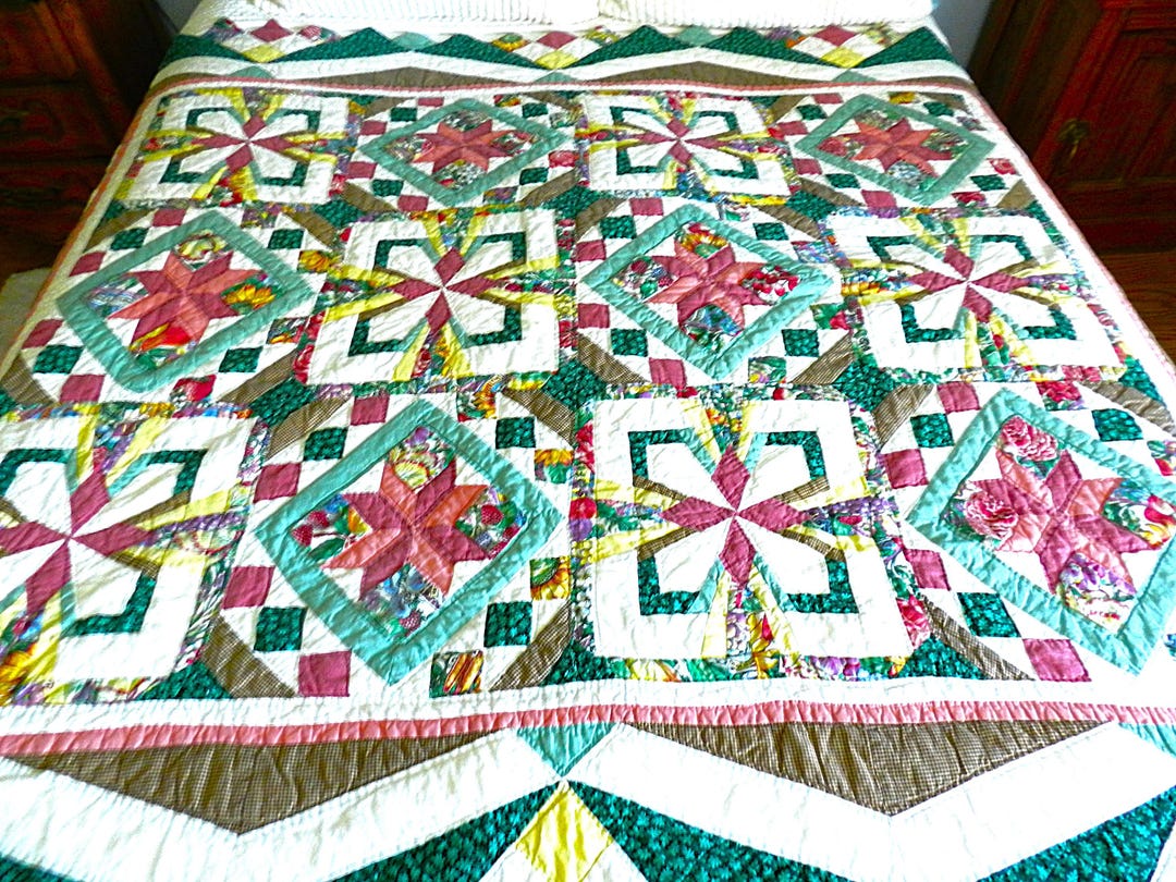 Vintage Arch Quilt, Full, Twin, Bedspread - Etsy