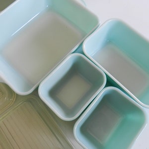 Pyrex Refrigerator Set, Turquoise Refrigerator Bowls, Pyrex Kitchen ...