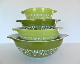 Pyrex Spring Blossom Bowls - Etsy