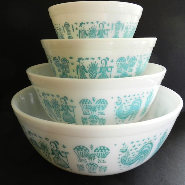 Turquoise Pyrex - Etsy