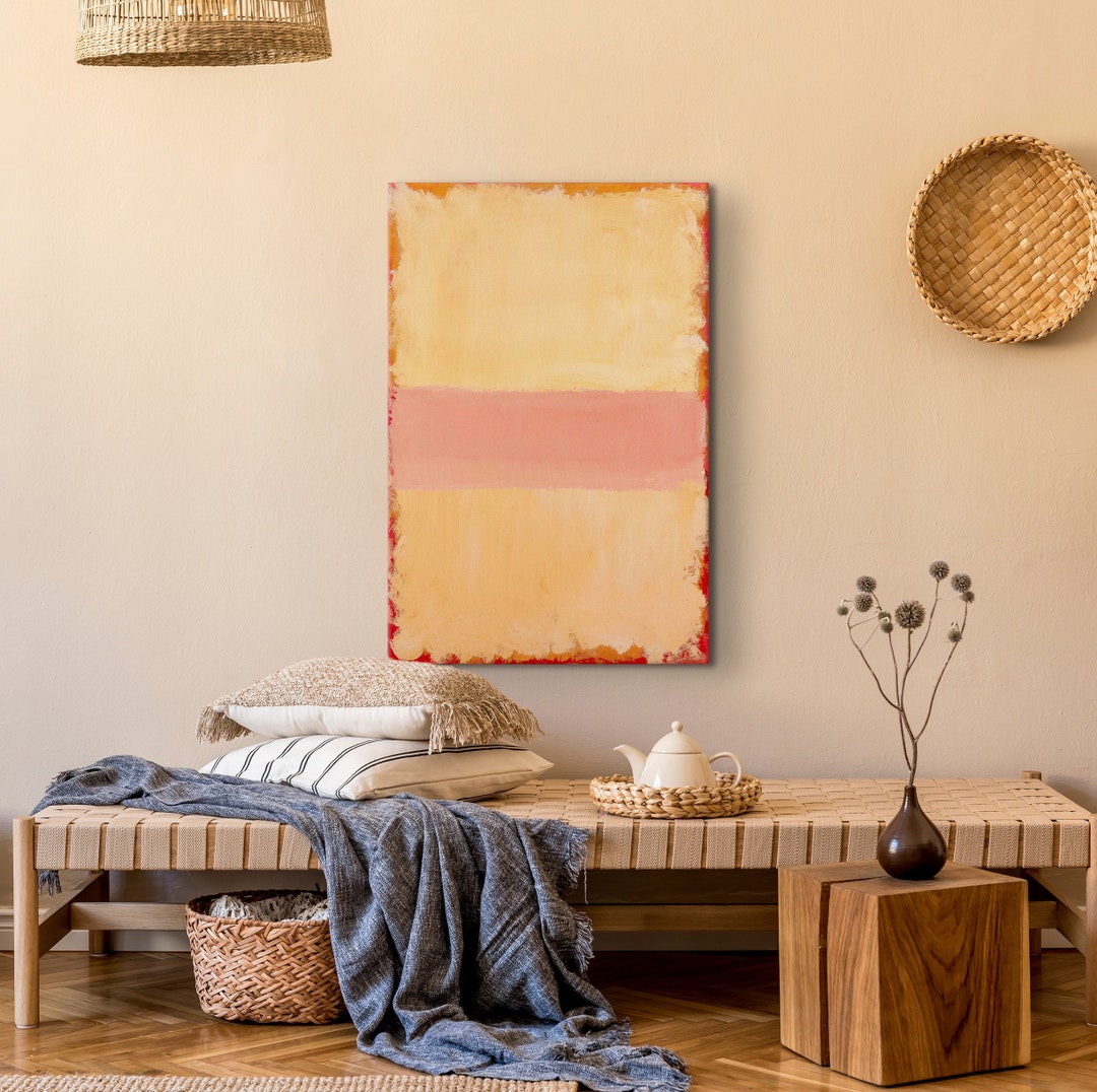 Mark Rothko Beige Over Pink Exhibition Poster: Expressionism Art - Etsy