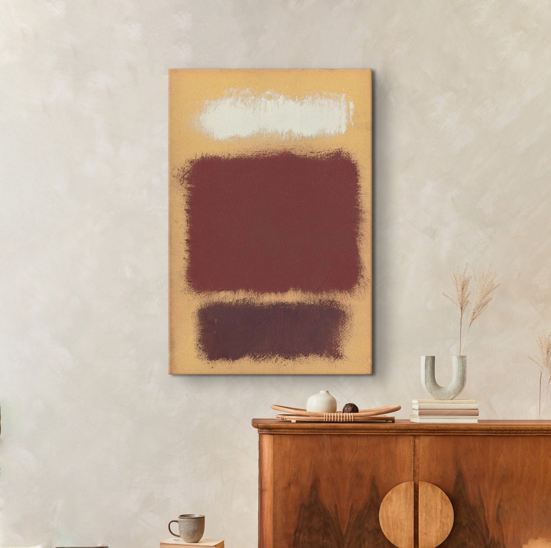 Mark Rothko Claret Red Over Beige Print, Mark Rothko Paintings ...