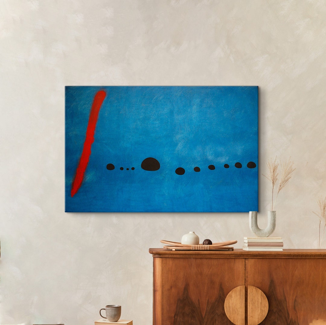Joan Miro Blue Two Exhibition Poster: Modern Art Print - Etsy