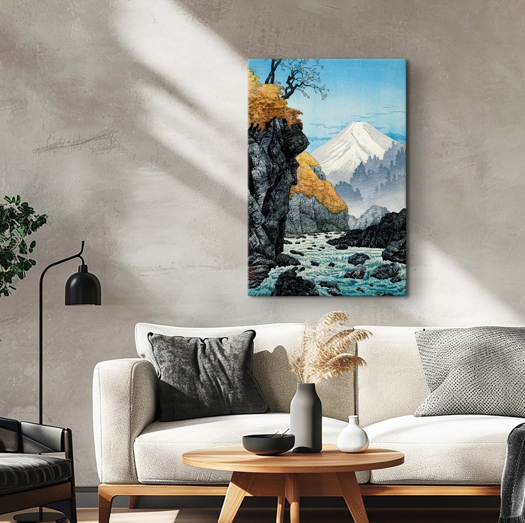 Foot of Mount Ashitaka Vintage Poster, Japanese Art Print, Hiroaki ...