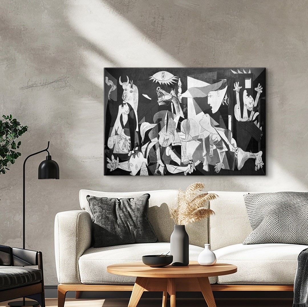 Pablo Picasso Canvas Wall Art, Guernica Wall Print, Picasso Rare Art ...