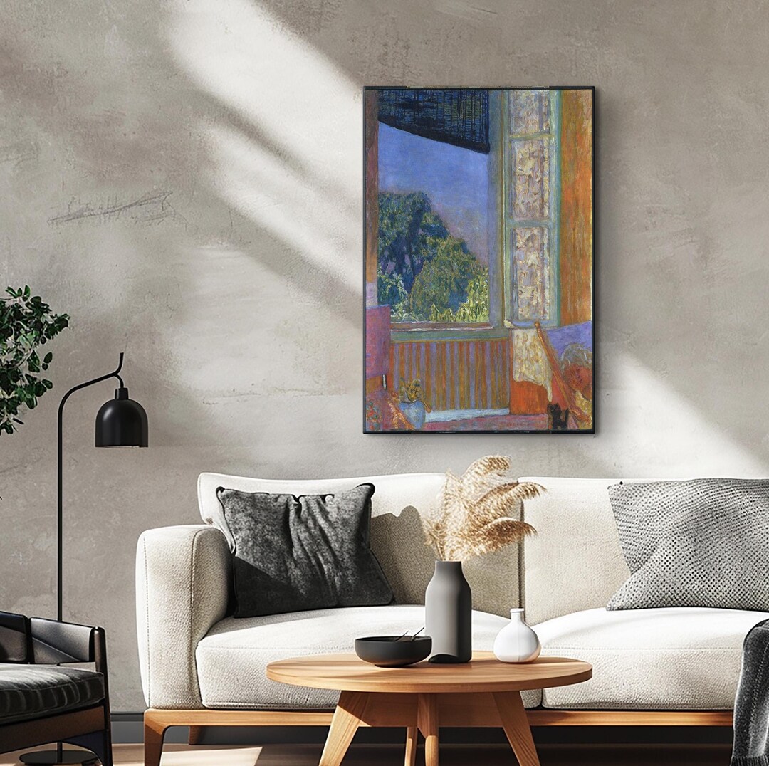 Pierre Bonnard the Open Window Poster, Post Impressionist Art Print ...