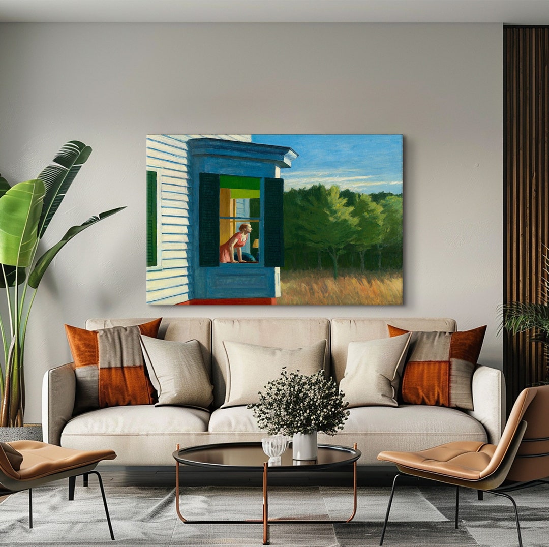 Edward Hopper Poster, Cape Cod Morning by Edward Hopper Print, Edward ...