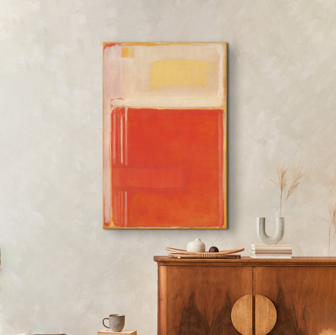 Mark Rothko Orange Over Beige Print, Mark Rothko Paintings, Exhibition ...