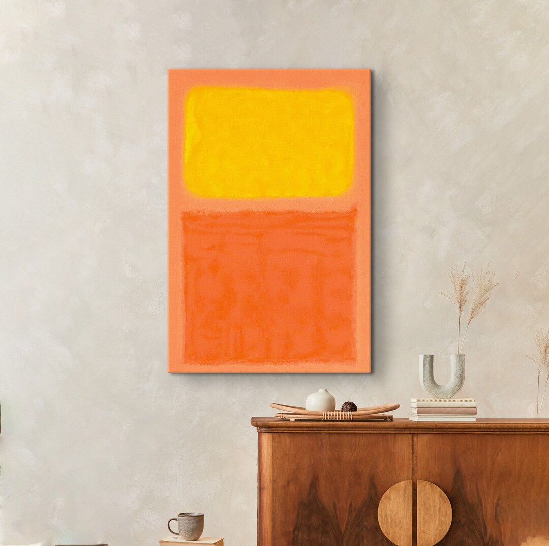 Mark Rothko Yellow and Orange Canvas, Mark Rothko Paintings, Exhibition ...