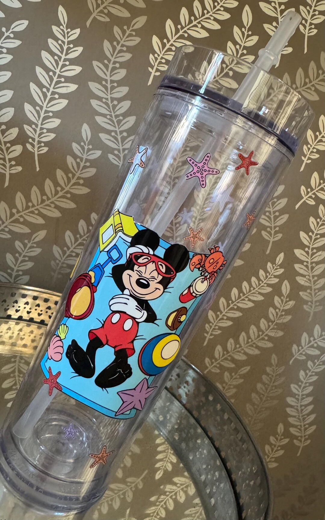 Mickey Mouse Drinks Tumbler - Etsy