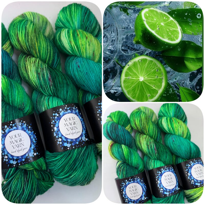 80/20 Merino Yarn Green - Etsy