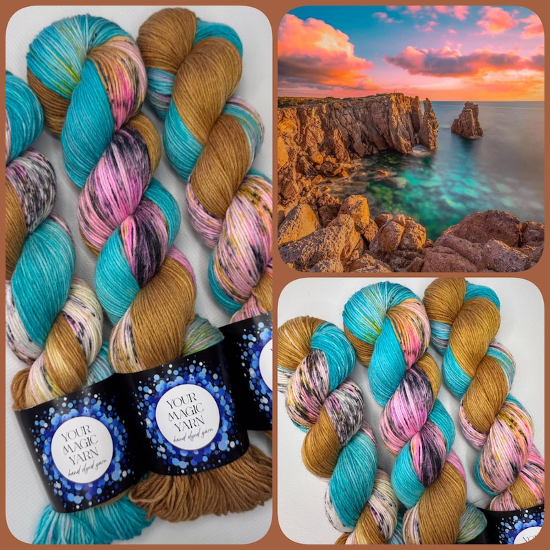 Confetti Hand Dyed Yarn - Etsy