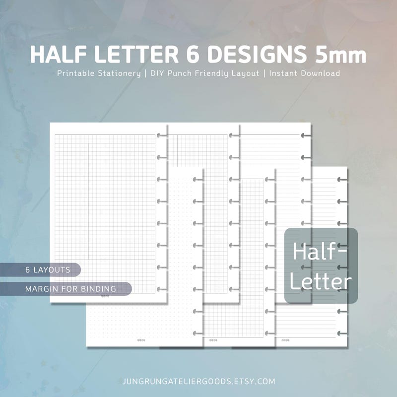 Journal Inserts 5x8 - Etsy