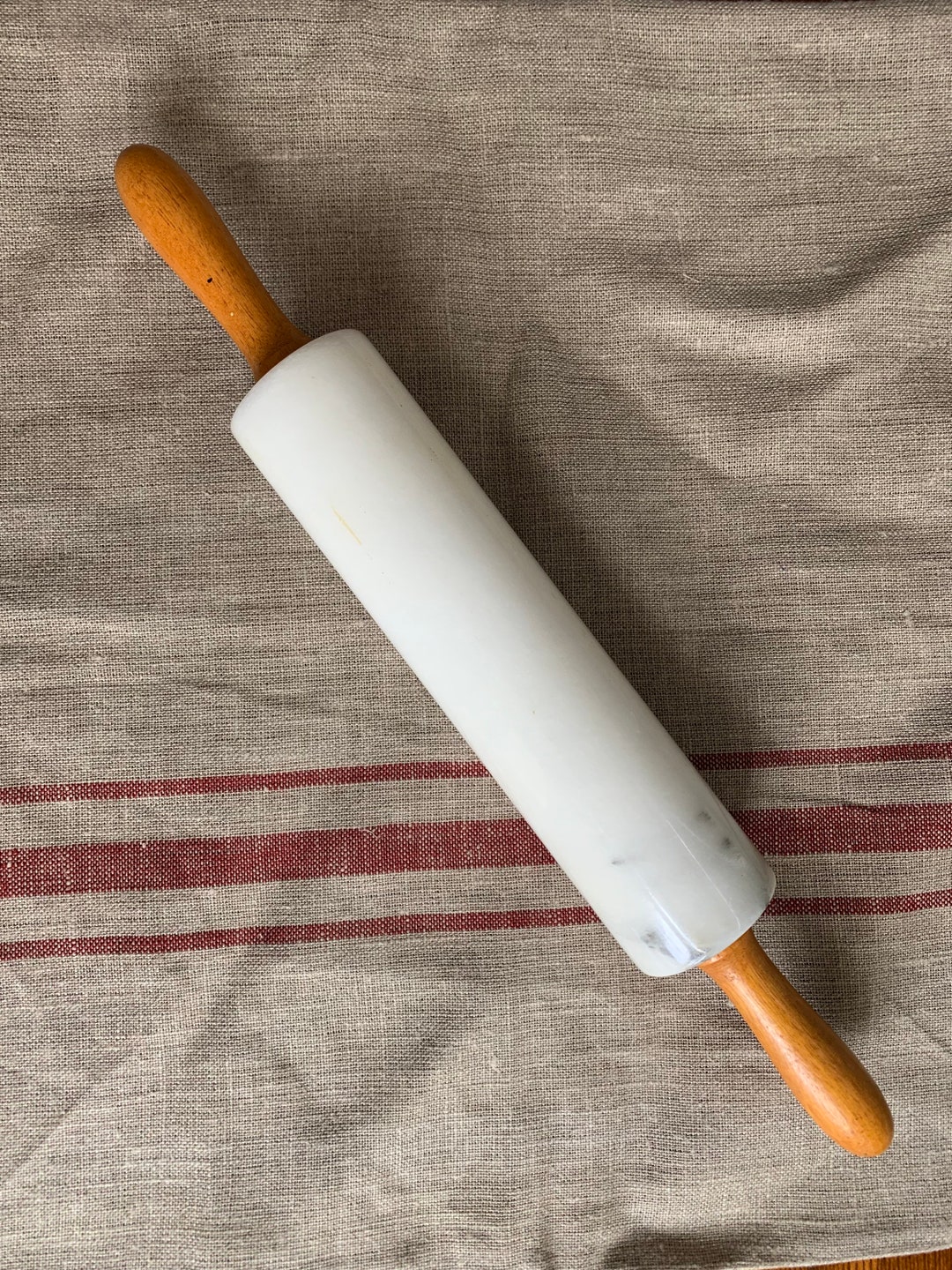 Vintage Cararra Marble Rolling Pin | Modern Farmhouse Style - Etsy