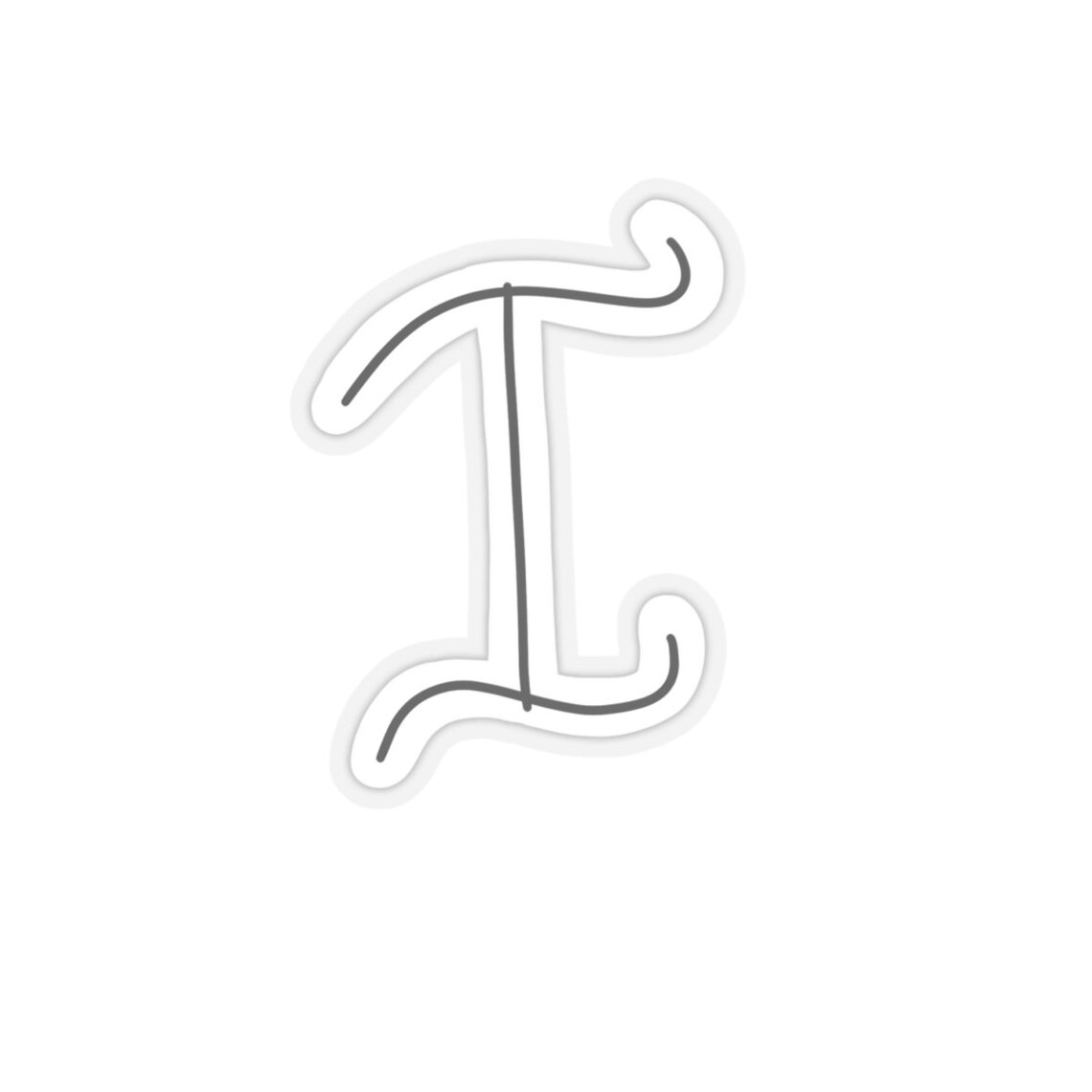 Letter i Stickers - Etsy