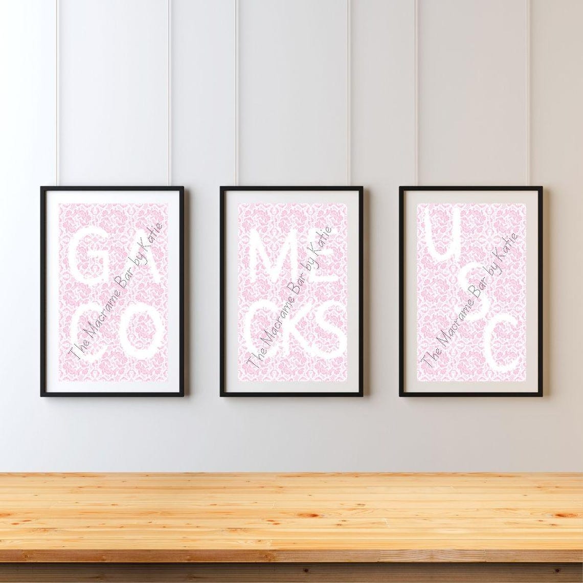 University of South Carolina Digital Prints Wall Decor Pink Floral ...