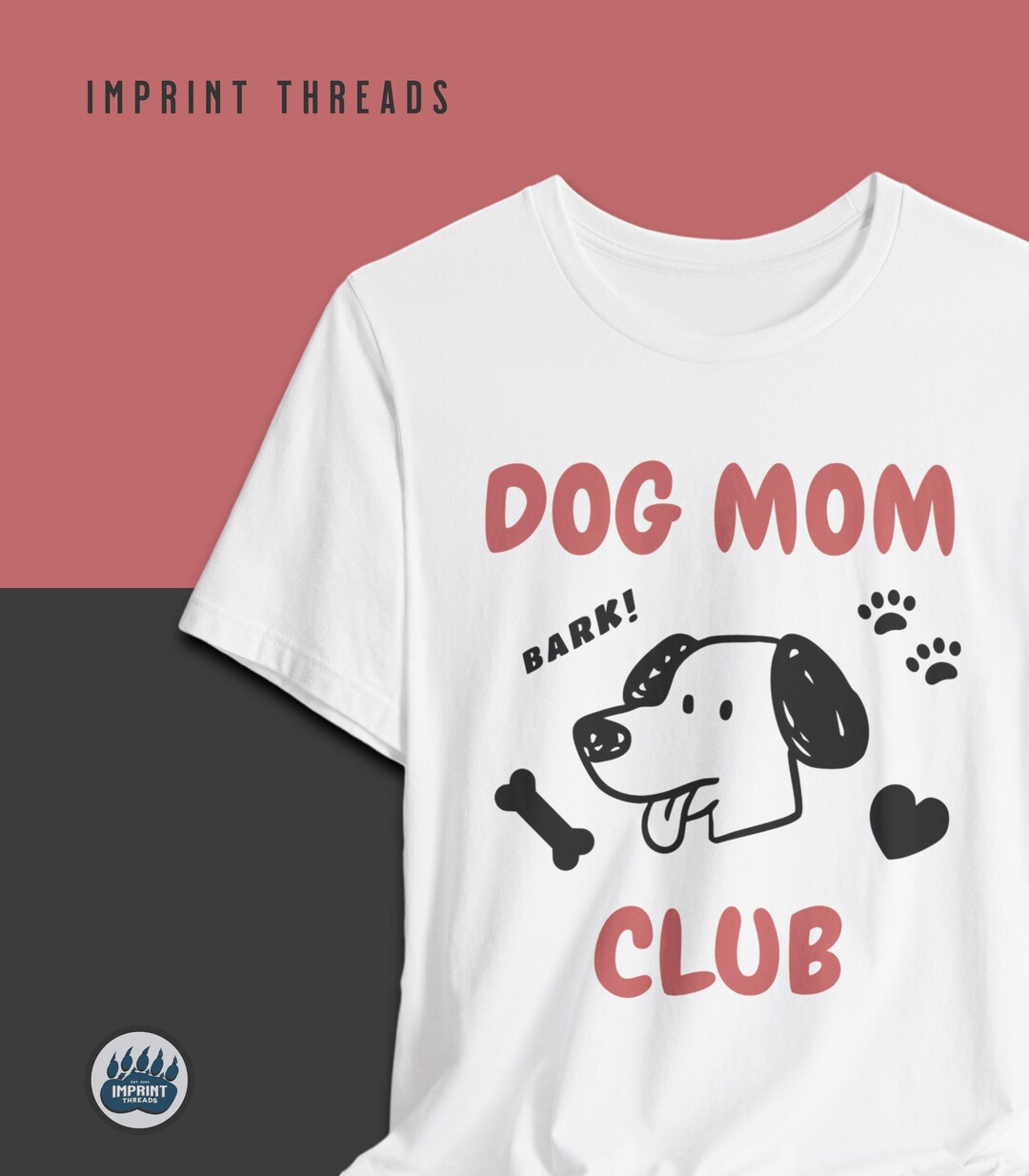 Dog Mom Club T-shirt, Dog Mom Tee, Puppy Mom Shirt - Etsy