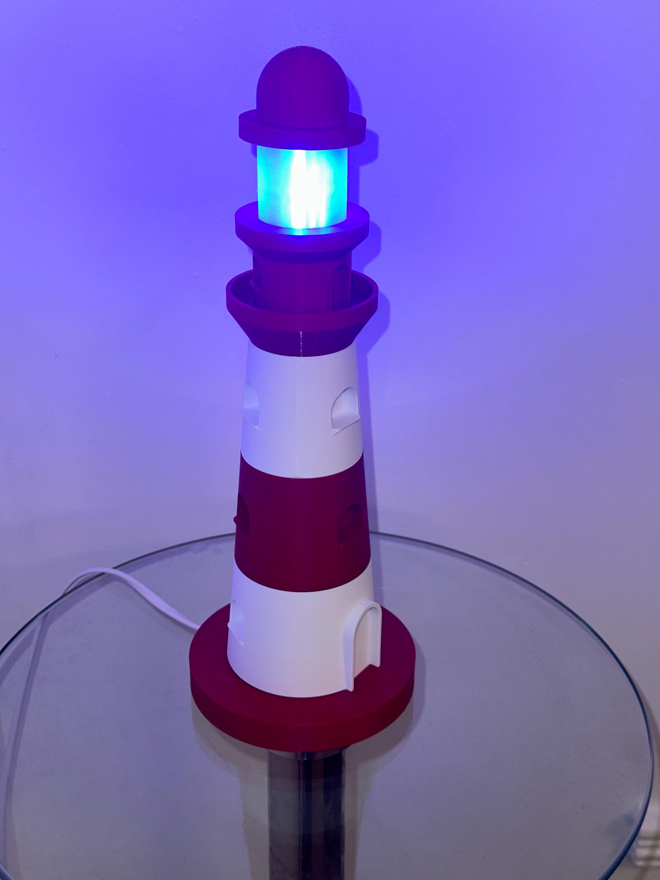 Lighthouse (LED) Strobes Like A Real One!; Remote Control Colour ...