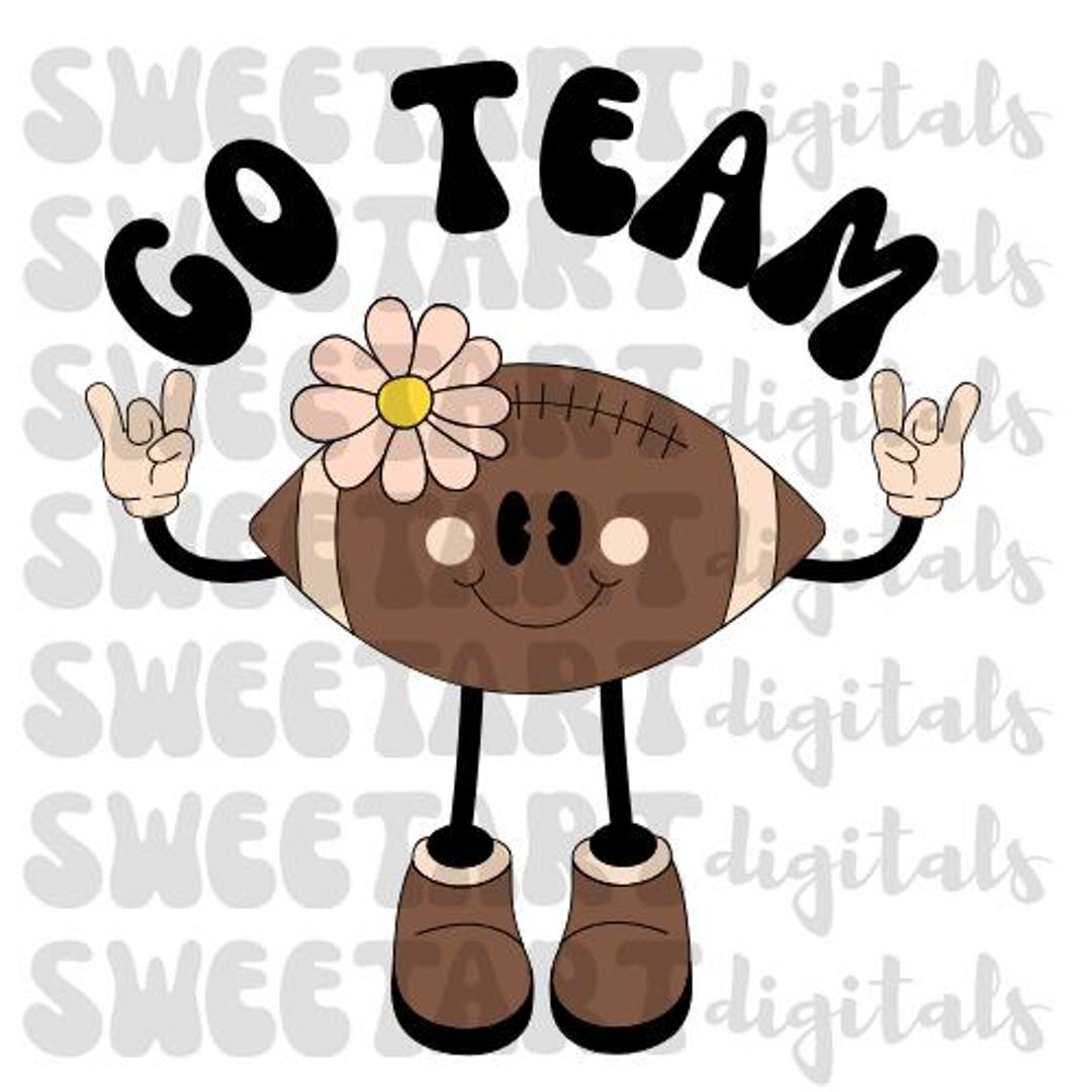 Go Team Clipart, Instant Download, DTF, DTG, Sublimation, Sports Team ...