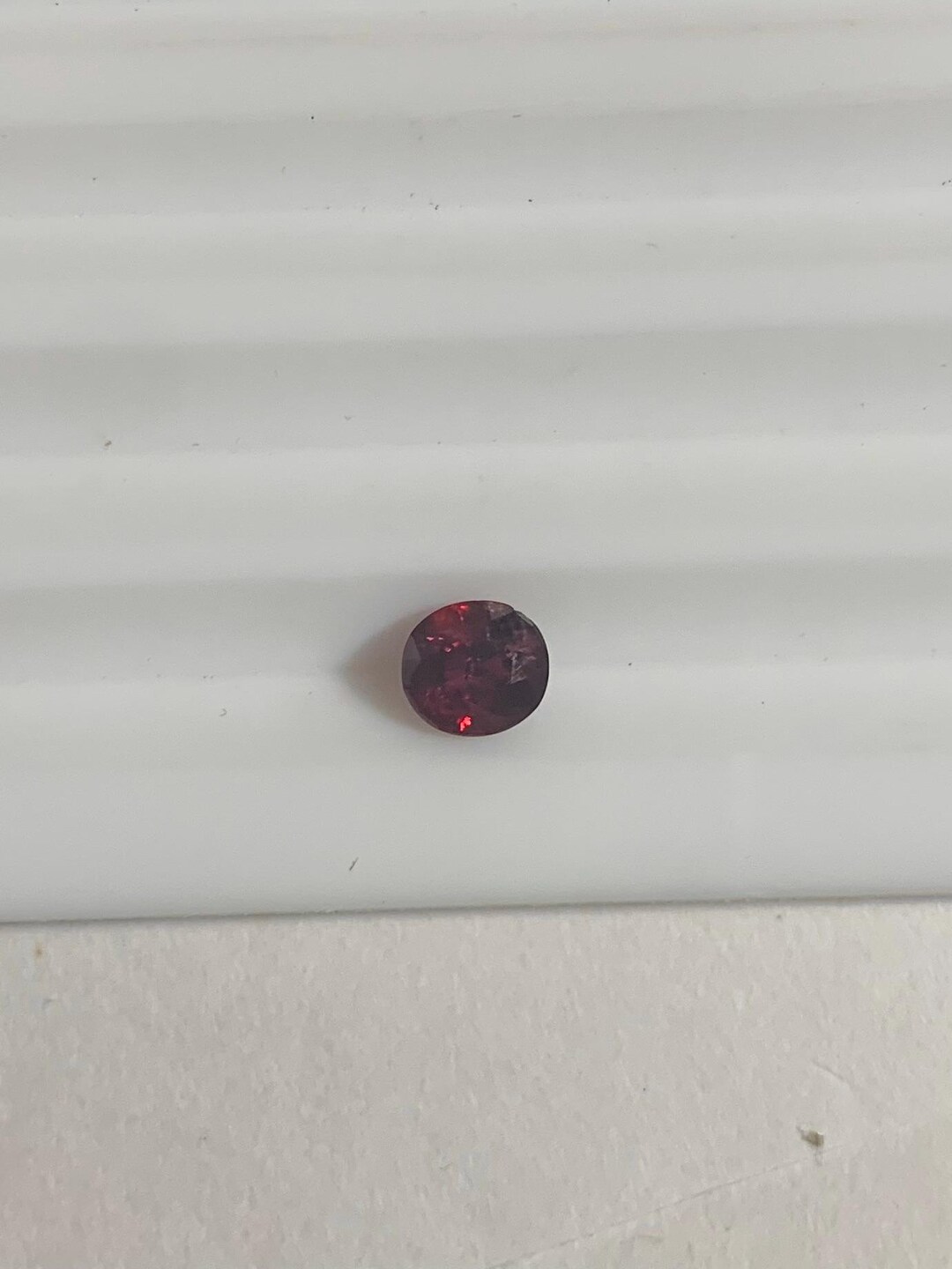 Unheated Pigeon Blood Red Ruby 1.03cts, Round Facet, Loose Gemstone - Etsy