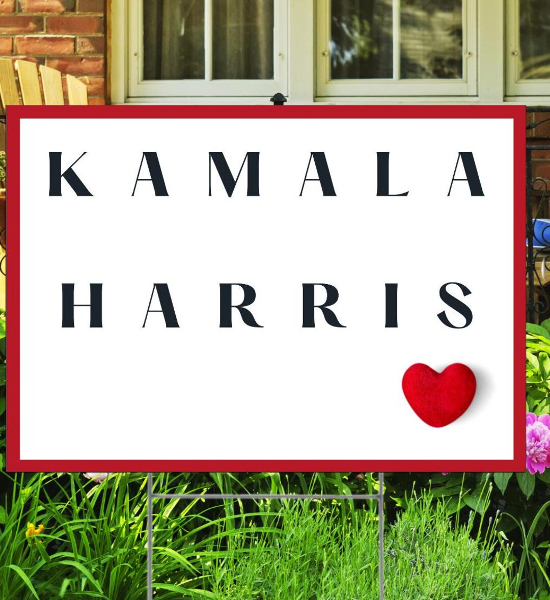 Kamala Harris 2024 Yard Sign, Lovely Yard Sign, Kamala for President ...