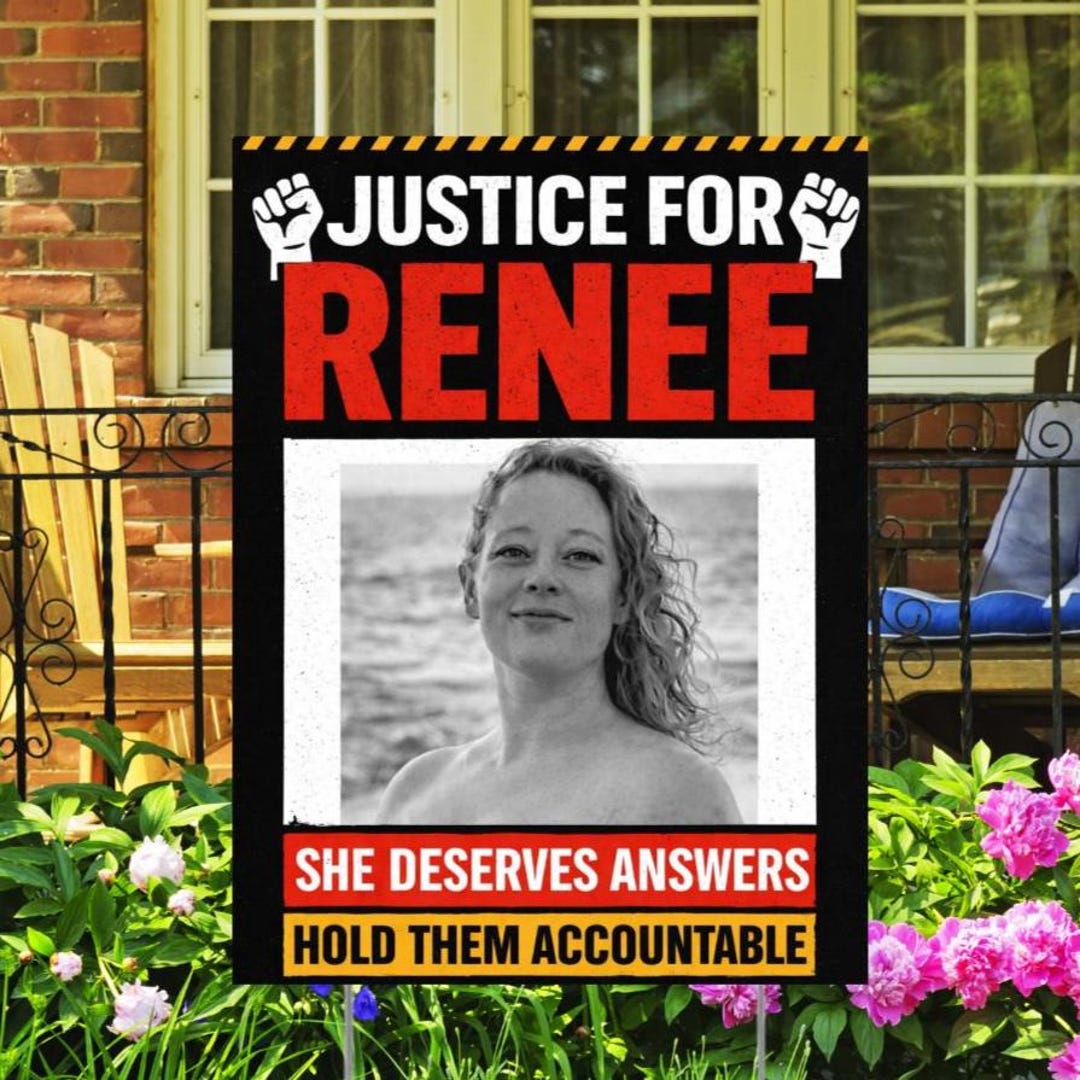 Justice for Renee Nicole Good Sign, Anti ICE, Justice for Goodness ...
